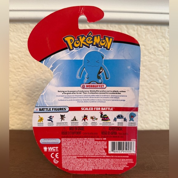 Pokemon | Toys | Pokemon Wobbuffet Articulated Battle Figure Jakks ...